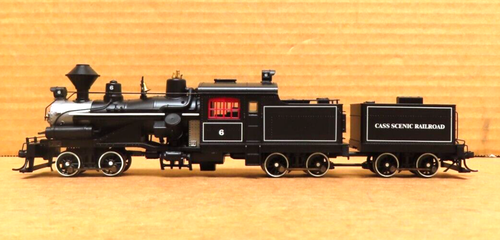 RIVAROSSI HR2949 HEISLER STEAM LOCOMOTIVE 2-TRUCK MODEL CASS SCENIC RR ...