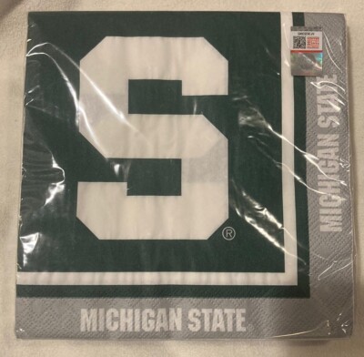 Michigan State Spartans Luncheon Paper Napkins MSU Tableware - 20 Count ...