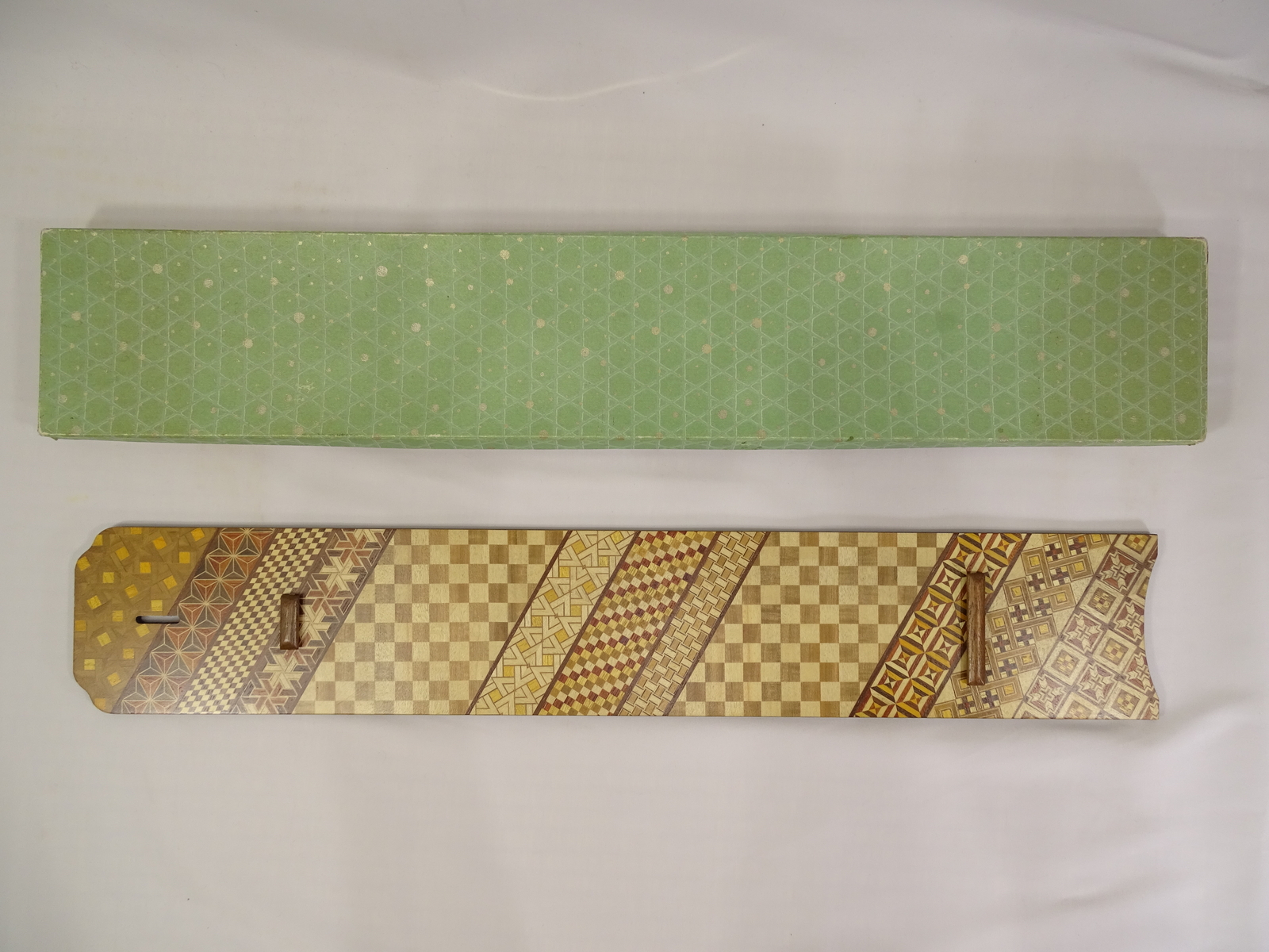 YL212 TANZAKU Frame WOOD YOSE-GI Japanese Art painting Picture Vintage ...