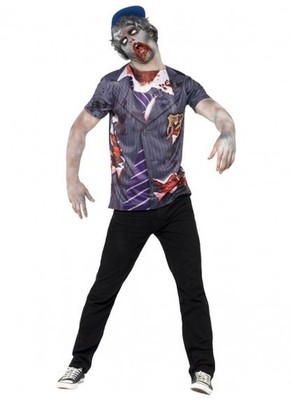 Adult Halloween Zombie School Boy Costume (Large, 42-44) | eBay Australia