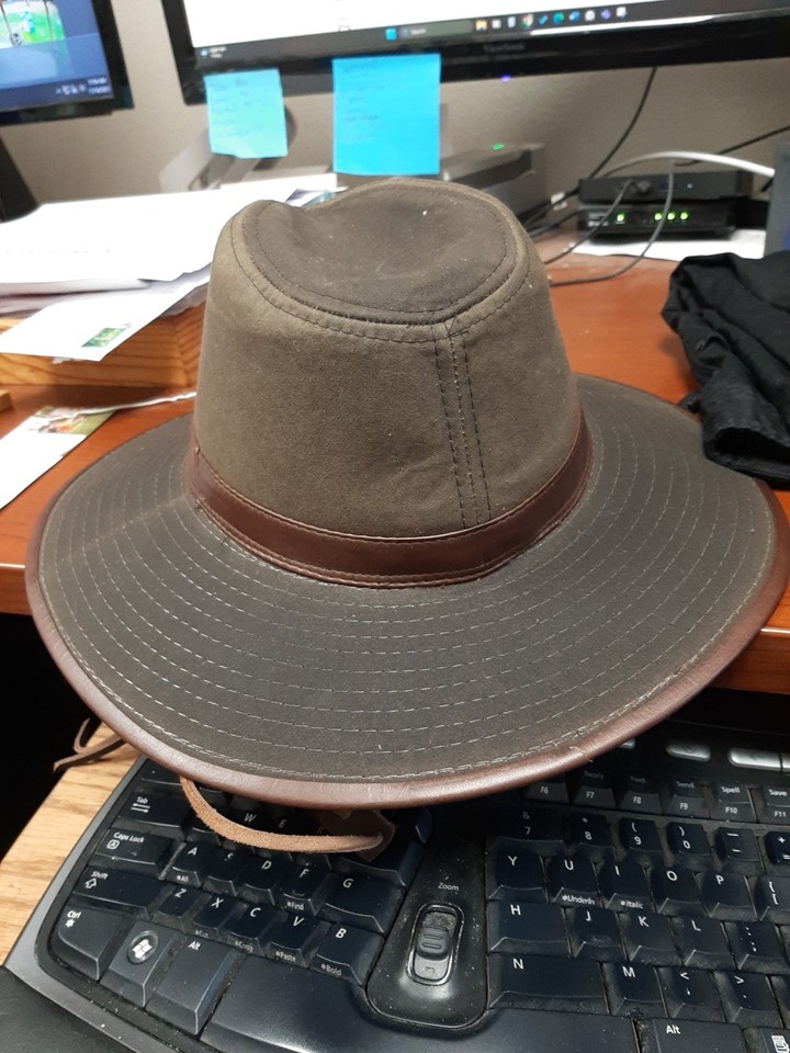 Dorfman Pacific Co. Wide Brim Outback Hat DPC Authentic Canvas Hat ...