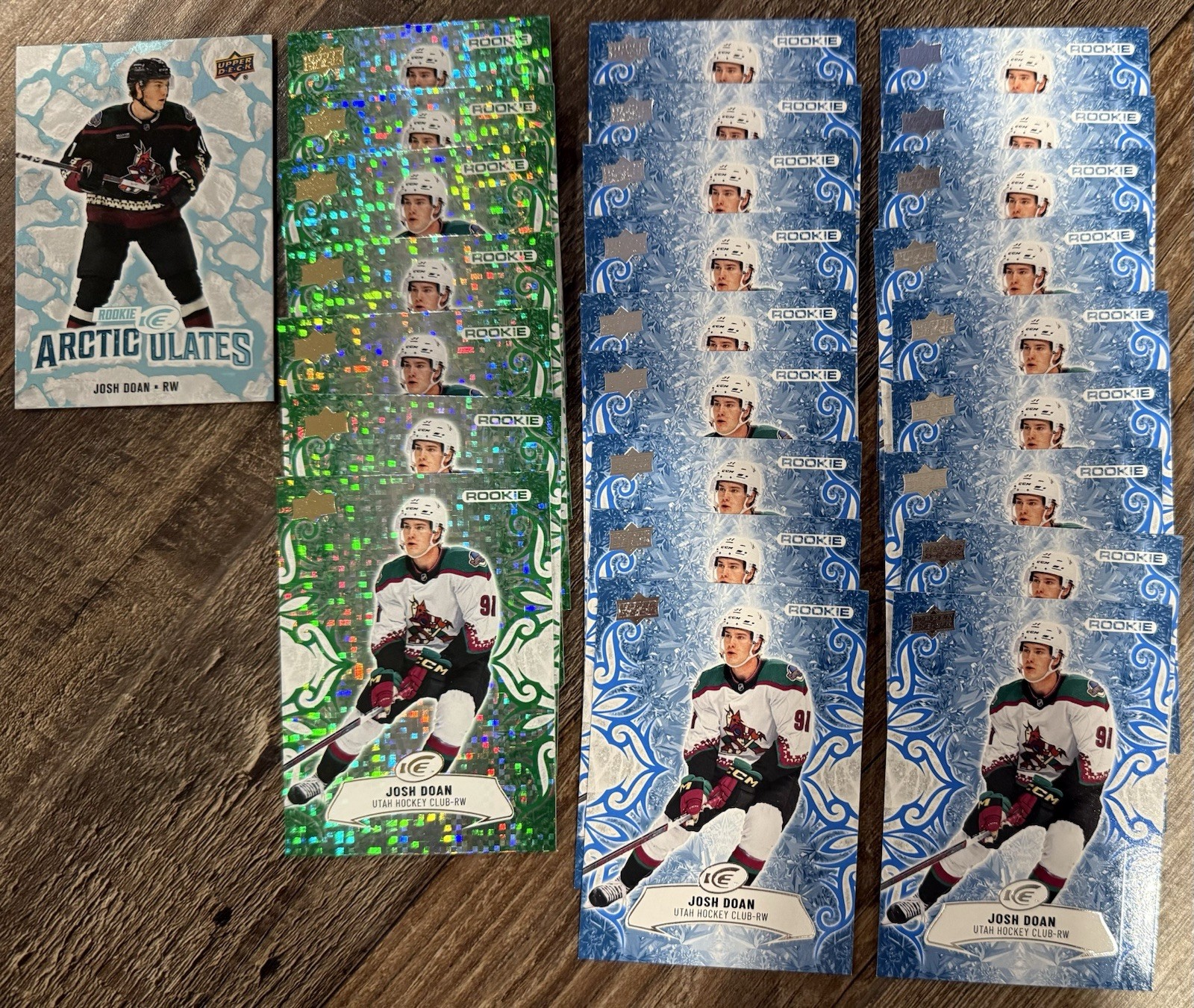 2024-25 UD Ice Josh Doan 27x Rookie Lot | eBay
