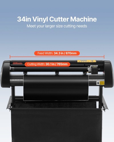 New Vinyl Cutter, 34Inch Bundle, Vinyl Cutter Machine, Manual Vinyl ...