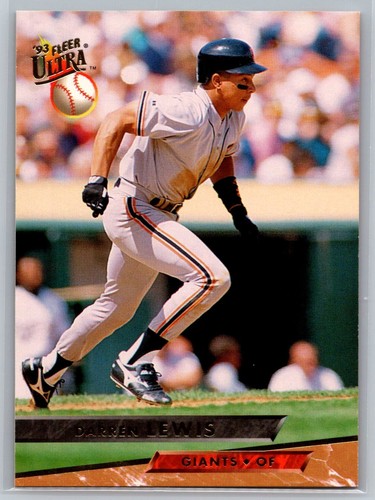 Darren Lewis 1993 Ultra BASEBALL #134 San Francisco Giants | eBay