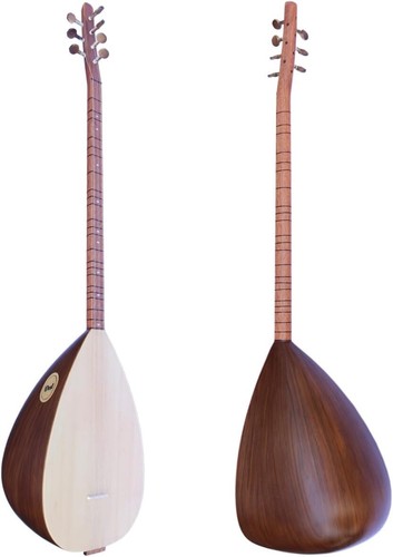 Quality Turkish Long Neck Baglama Saz String Musical Instrument ASL-202 ...
