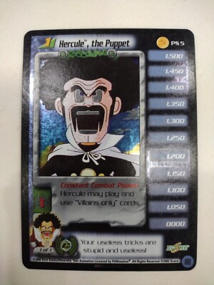 Limited Dragon Ball Z CCG Hercule, the Puppet LV1 Foil Promo # PS 5 | eBay