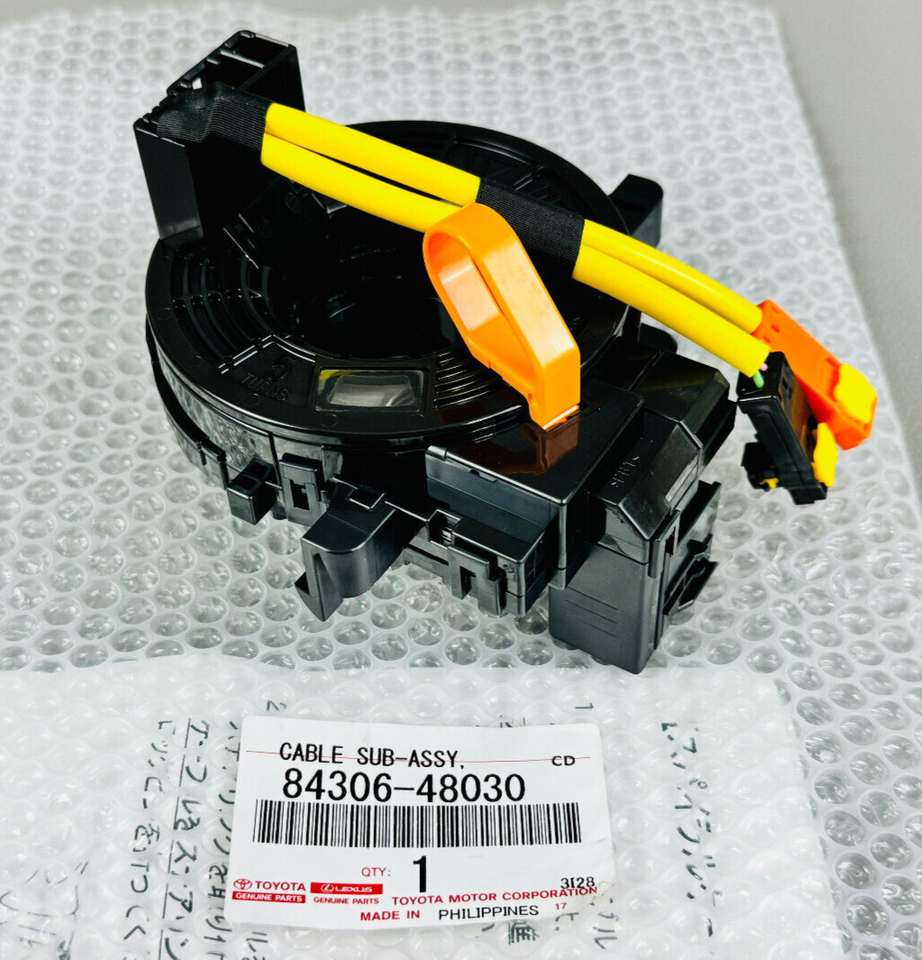 84306-48030 Genuine OEM Cable Spiral for Toyota Lexus 8430648030, 84306 ...