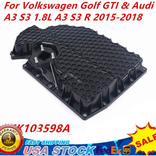 Lower Engine Oil Pan For VW Volkswagen Golf GTI Audi A3 S3 2015-2018 ...