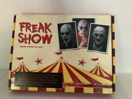 Murder Mystery in Box Game "FREAK SHOW" Halloween Edition | eBay