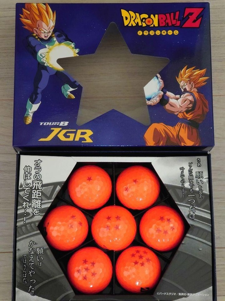 Dragon Ball Z golf ball TOUR B JGR Orange Bridgestone Japan Limited | eBay