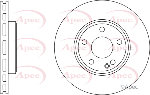 2x Brake Discs Pair Vented Front 295mm DSK2991 Apec Set 2464210112 ...