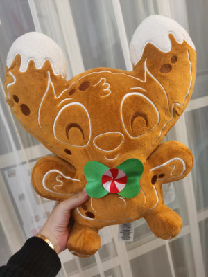 Official Disney Store Munchlings Christmas STITCH Gingerbread Plush toy ...