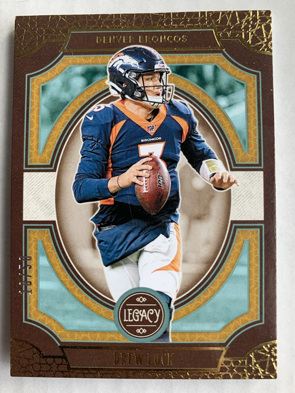 2020 Legacy DREW LOCK Dare To Tear (Already Ripped) SP /50 Denver ...