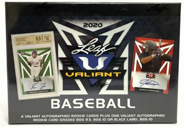 Leaf Valiant Baseball Hobby Factory 2020 (4 Autographed Cards Per Box ...