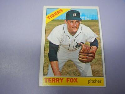 1966 Topps Baseball Terry Fox Detroit Tigers #472 | eBay