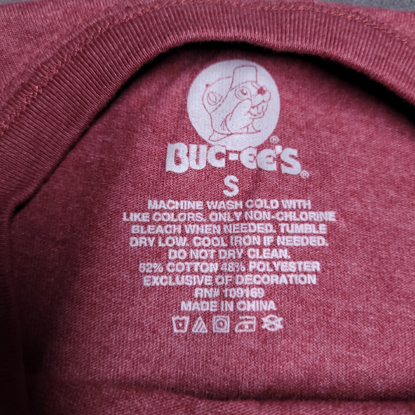 Bucees Long Sleeve Logo Patch Beaver S Shirt Athletic Department USA ...