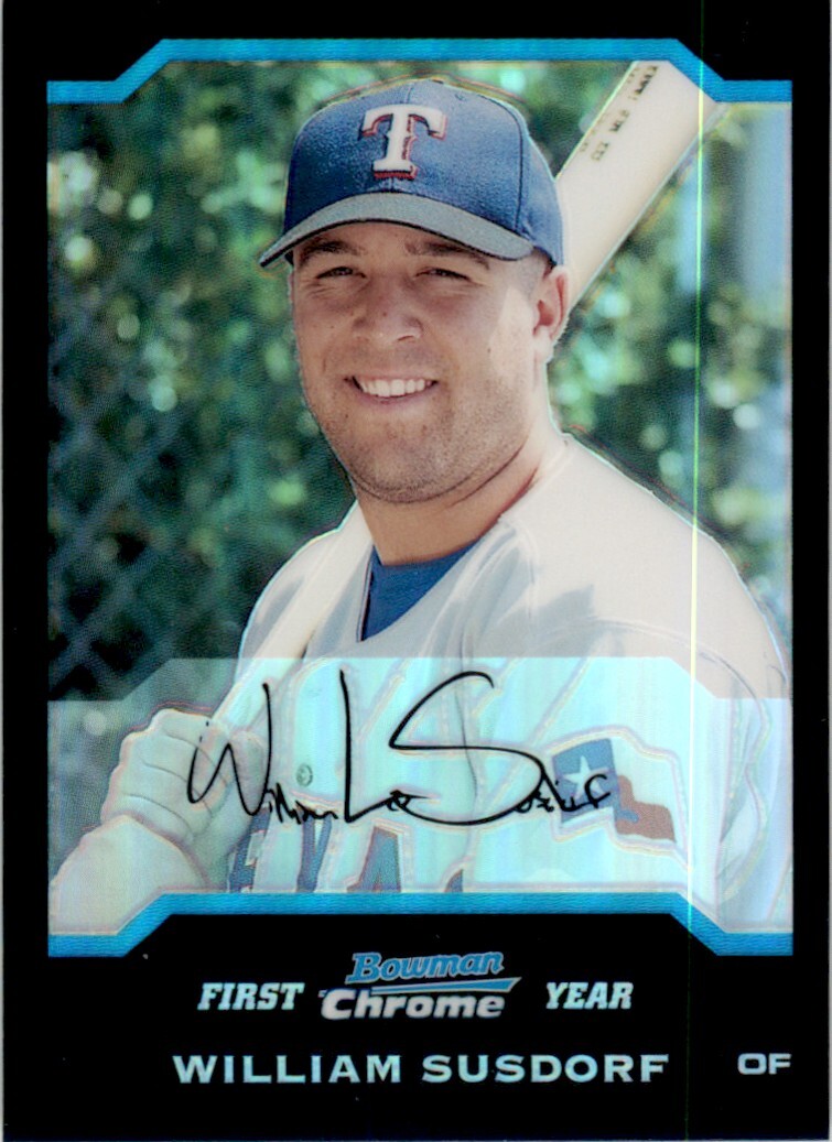 2004 Bowman Draft Chrome Refractor William Billy Susdorf Rookie #BDP52 ...