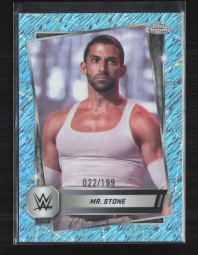 Mr. Stone 2025 Topps WWE Chrome NXT Aqua Shimmer 022/199 [joh2 | eBay