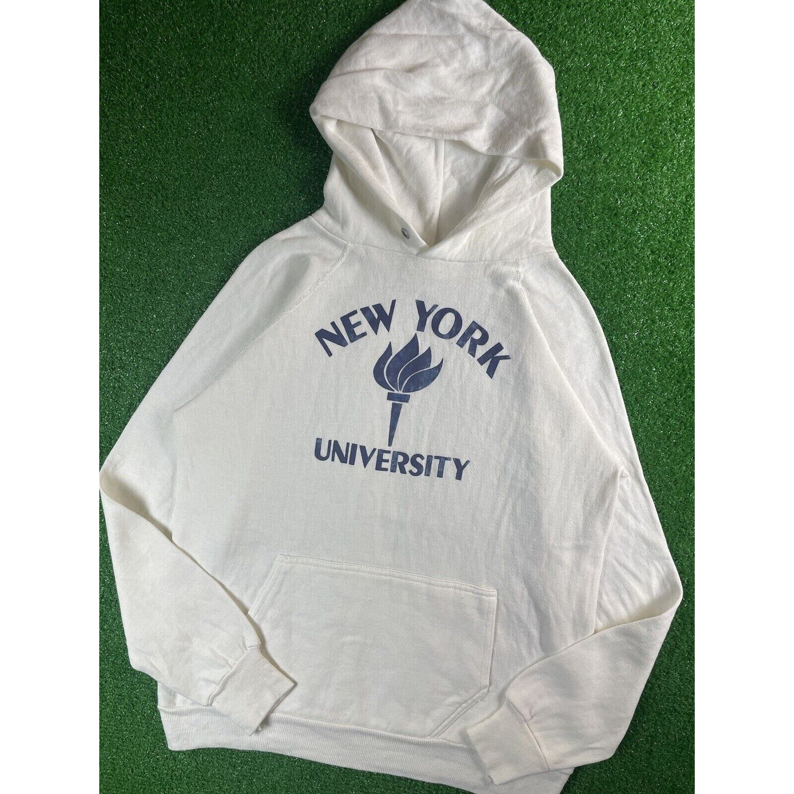 Vintage 80s New York University NYU Arc Logo Medium R… - Gem