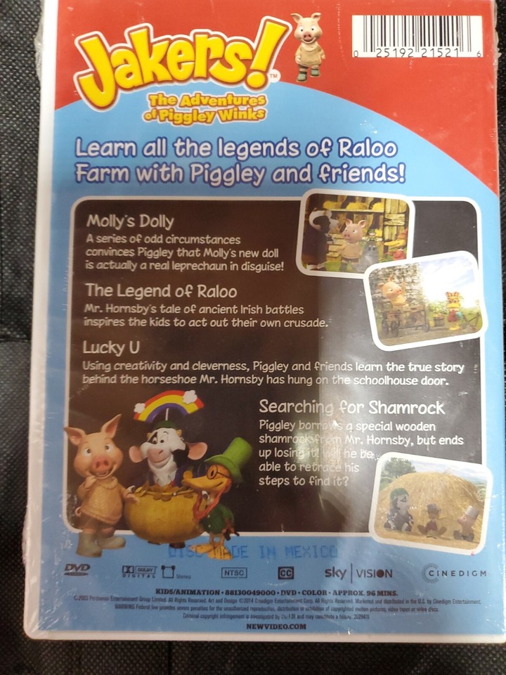 Jakers! The Adventures of Piggley Winks: Legends of Raloo (DVD ...