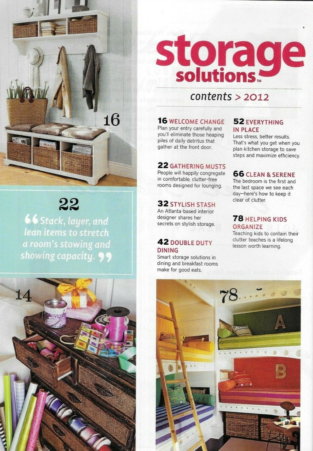 Storage Solutions Magazine Home Offices Cabinets Closets Pantry Kids ...