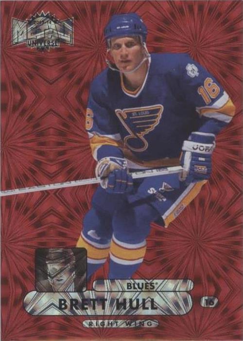 2013-14 Fleer Showcase - Metal Universe Brett Hull #MU-27 Precious ...