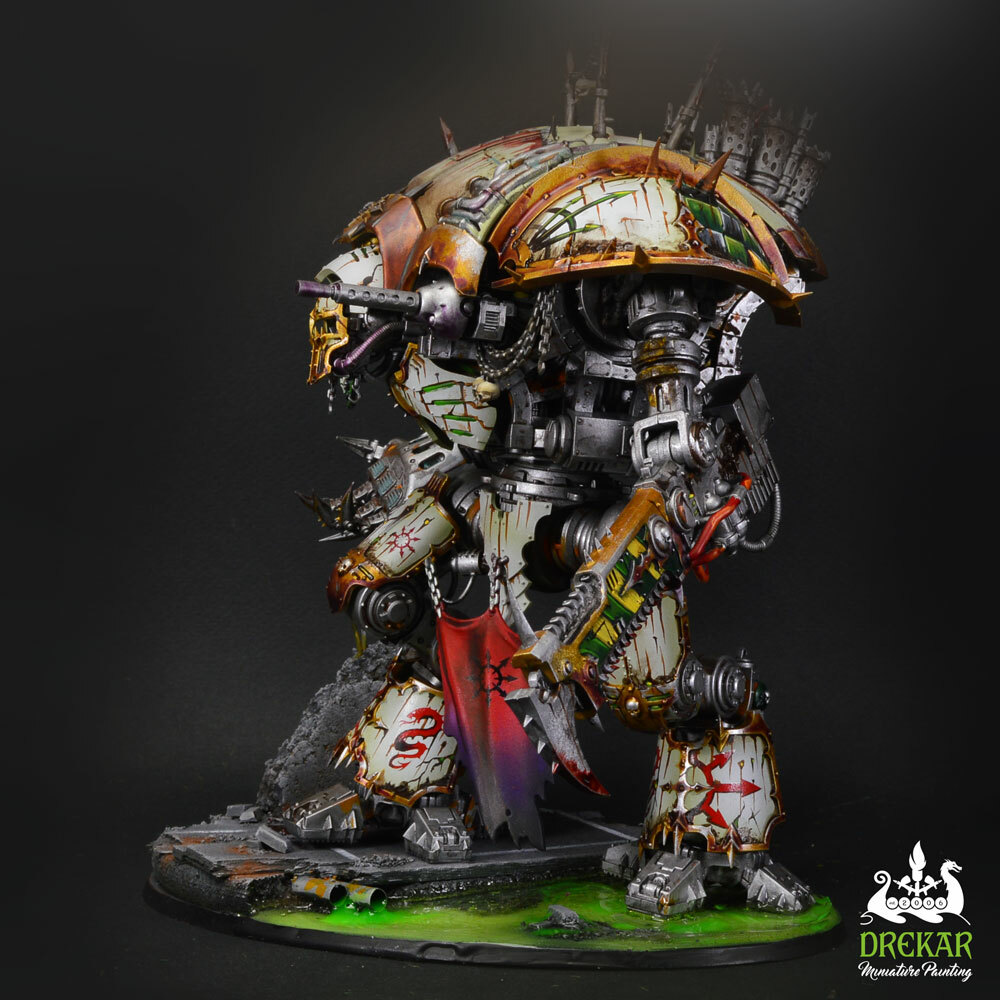 Knight Rampager - Desecrator 40K ** COMMISSION ** painting | eBay
