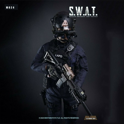 NEW 1/6 Mini Times Toys M024 SWAT LAPD Male Soldier Figure Special ...