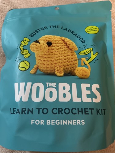 The Woobles Crochet Kit Buster The Labrador | eBay