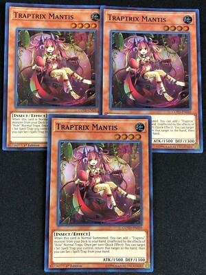 YUGIOH TRAPTRIX MANTIS COTD-EN030 1ST SUPER X3 NM | eBay