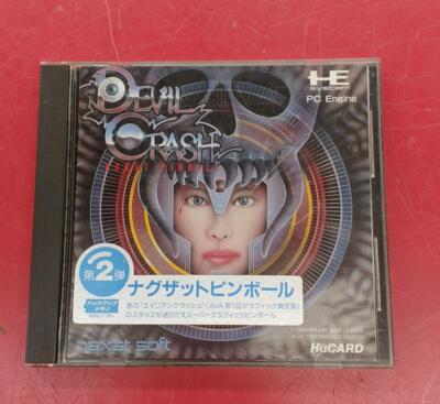 DEVIL CRASH NAXAT PINBALL Nec Pc Engine PCE HuCard Operation has been ...