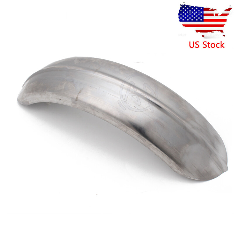 Rib Motorcycle Rear Custom Steel Fender Silver For Harley Bobber ...