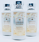 3 BATH & BODY WORKS GOLDEN ECLIPSE DAILY NOURISHING MOISTURE BODY ...