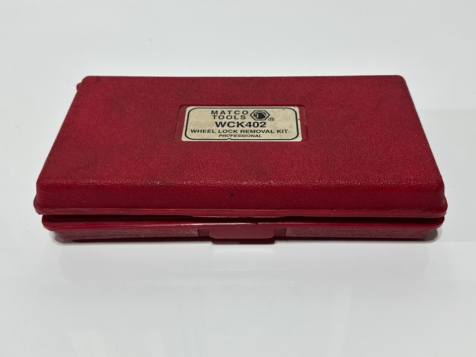 Matco Tools USA WCK402 Wheel Lock Removal Remover Kit Set in Red Case ...