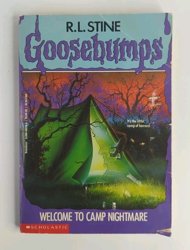 Goosebumps Welcome to Camp Nightmare by R. L. Stine First Edition ...