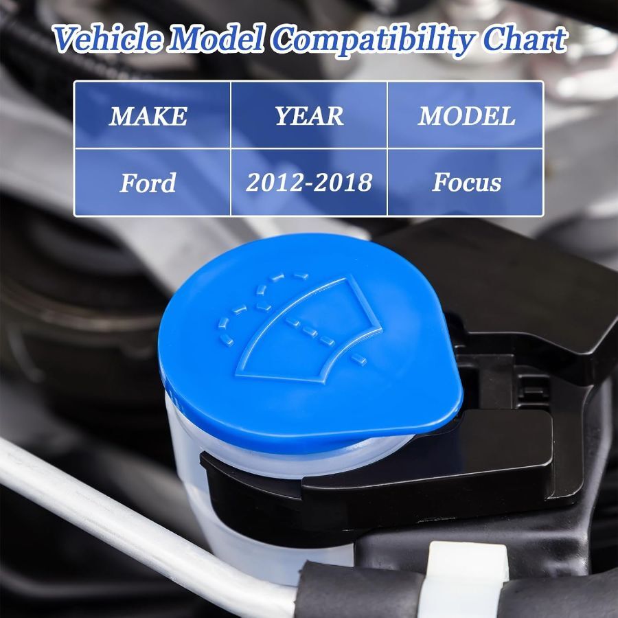 Windshield Wiper Fluid Cap, Windshield Washer Reservoir Cap Essential ...