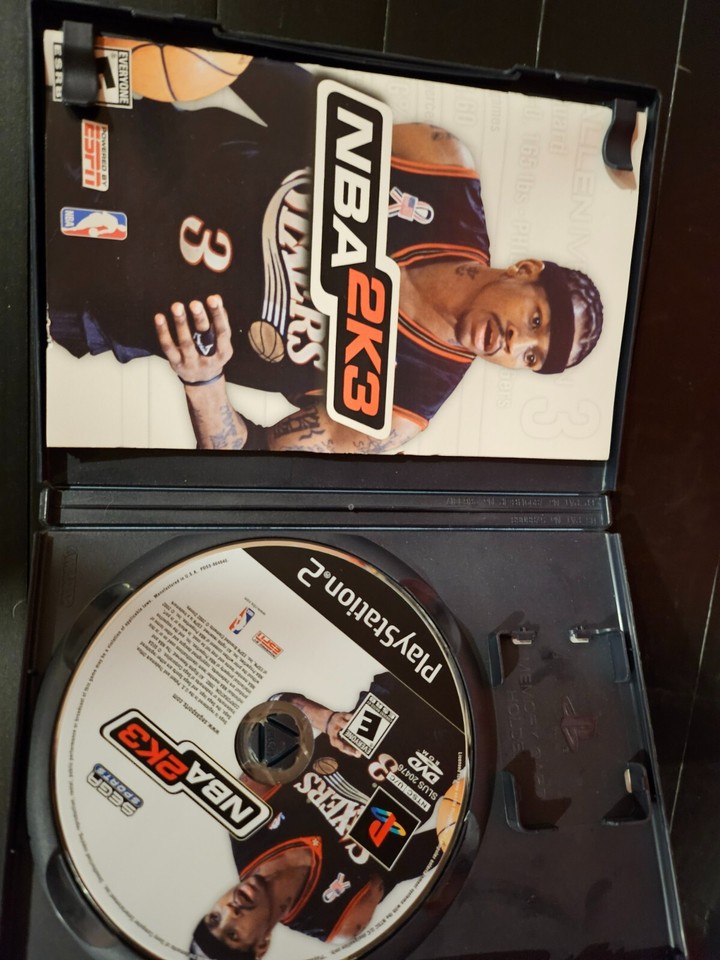 NBA 2K3 (Sony PlayStation 2 PS2, 2002) Allen Iverson Black Label Complete Manual 10086630213| eBay
