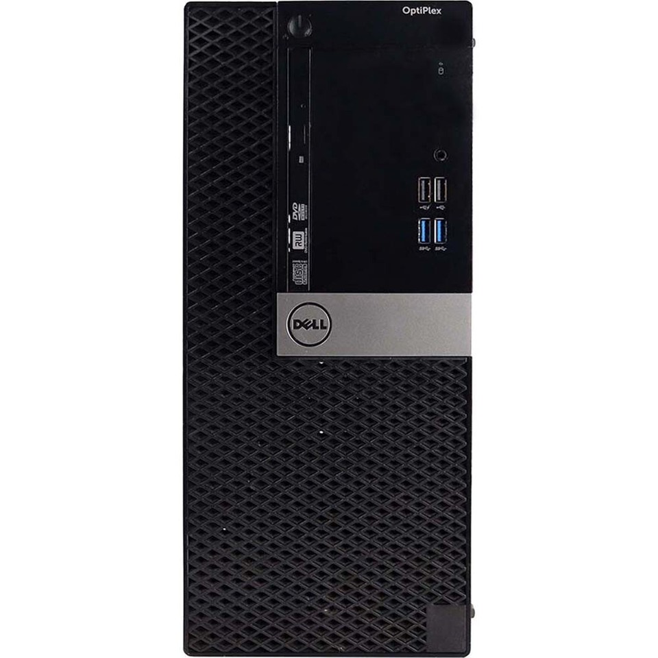 Dell Windows 10 Desktop Intel i7 Computer PC Tower 16GB RAM 480GB SSD ...