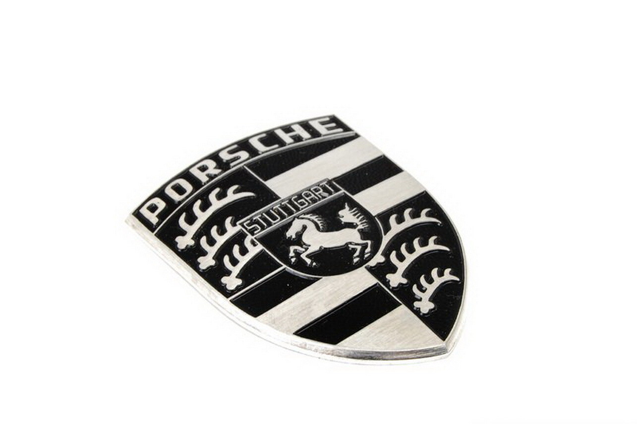 Porsche 928 Intake Manifold Emblem Black and Silver Crest for 928 1978 ...
