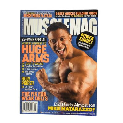 Muscle Magazine August 2008 No. 315 Troy Alves Cover No Label VG | eBay