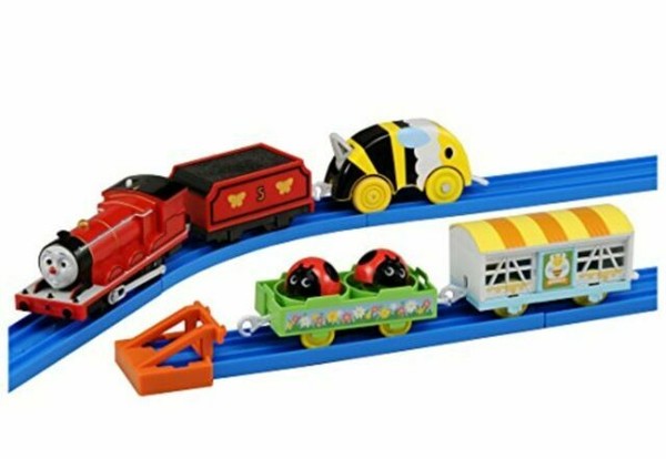 Takara TOMY Plarail Thomas & Friends James and The Bees Chasing Wagons ...