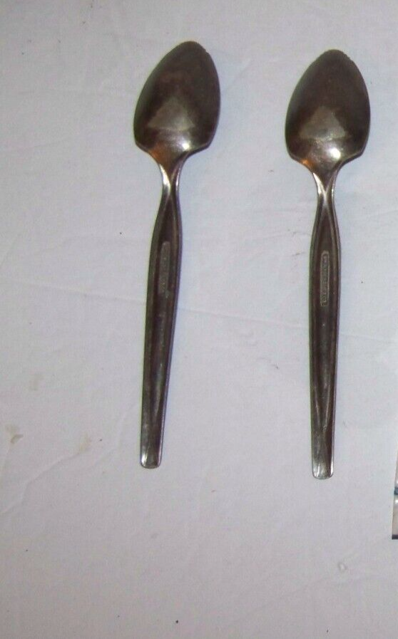 2 STERLING SILVER SPOONS | eBay