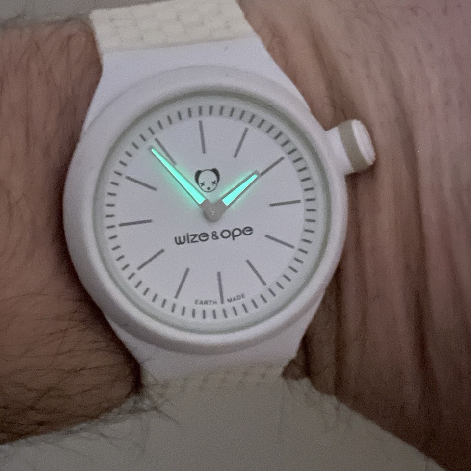 Wise And Ope Watch New Battery White Quirky, Unique, Playful, and Fun ...