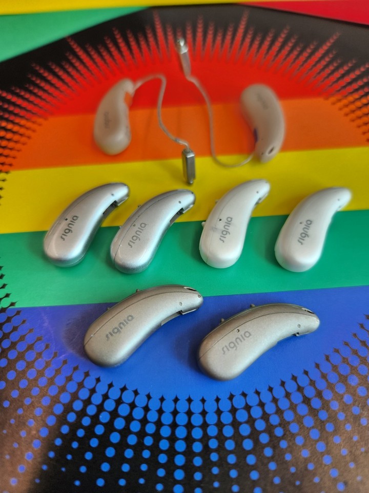 PAIR of Signia Pure Charge & Go 7X RIC Hearing Aids with WARRANTY! | eBay