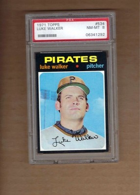 1971 TOPPS LUKE WALKER # 534 PSA 8 | eBay