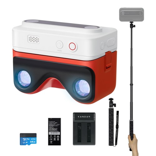 Kandao Qoocam EGO 3D Camera 4K 60FPS 3D Snap 180 Degree Stereoscopic ...
