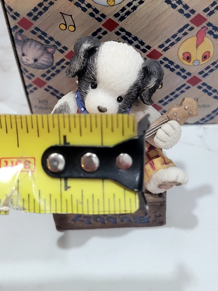 Mary Rhyner-Nadia Figurine. "I Pick You For My Best Friend" Dog Playing ...