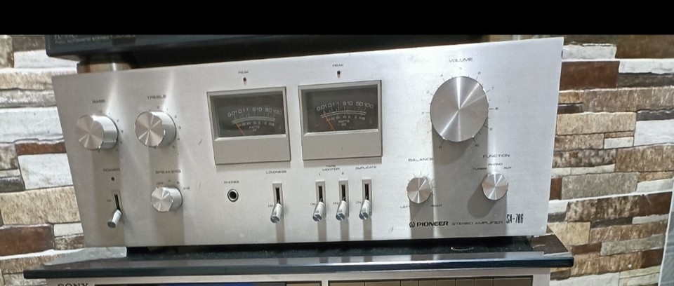 amplificador pionner SA 706 el más alto de Gama loudness | eBay