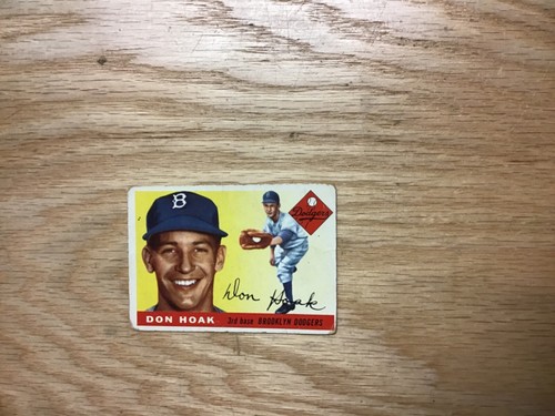 1955 Topps Baseball Don Hoak Brooklyn Dodgers Card #40 | eBay