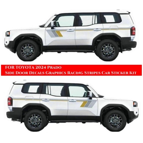 FOR TOYOTA 2024 Prado Side Door Decals Graphics Racing Stripes Car ...